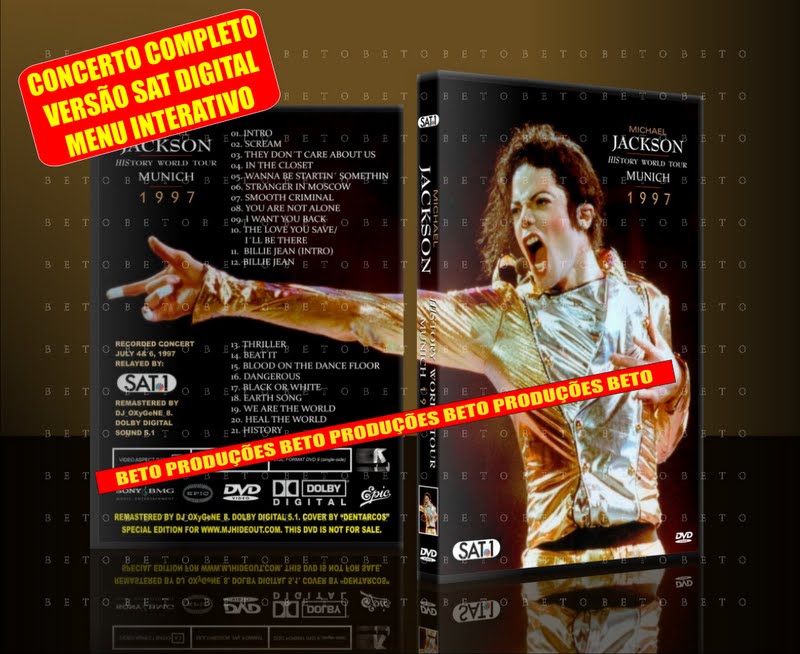 DVDS & CDS MICHAEL JACKSON: HISTORY WORLD TOUR